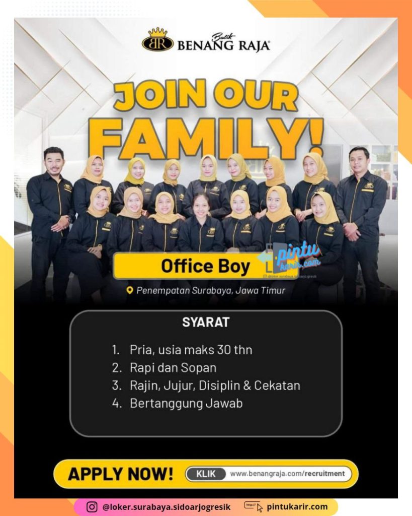 Loker Batik Benang Raja - PintuKarir.com
